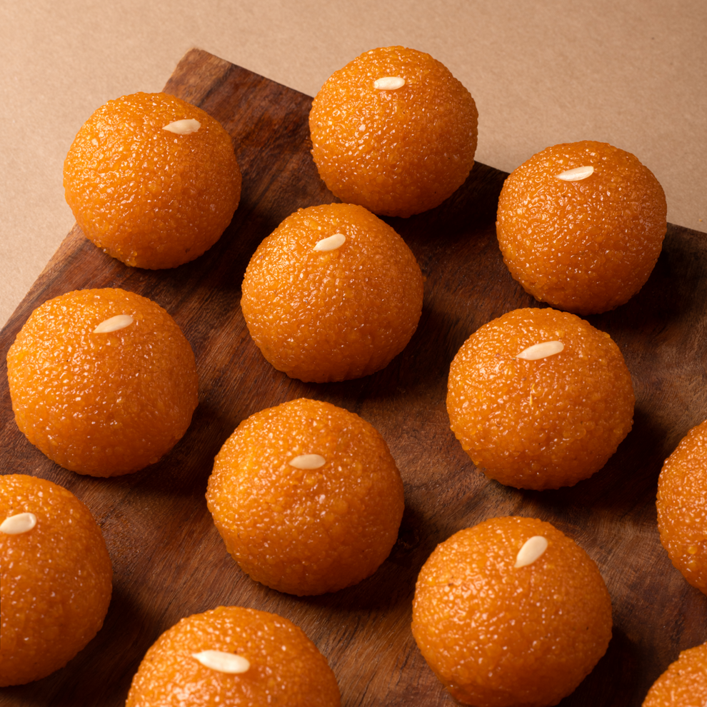 Motichur Laddu – Pure Desi Ghee, Rich & Festive Treat